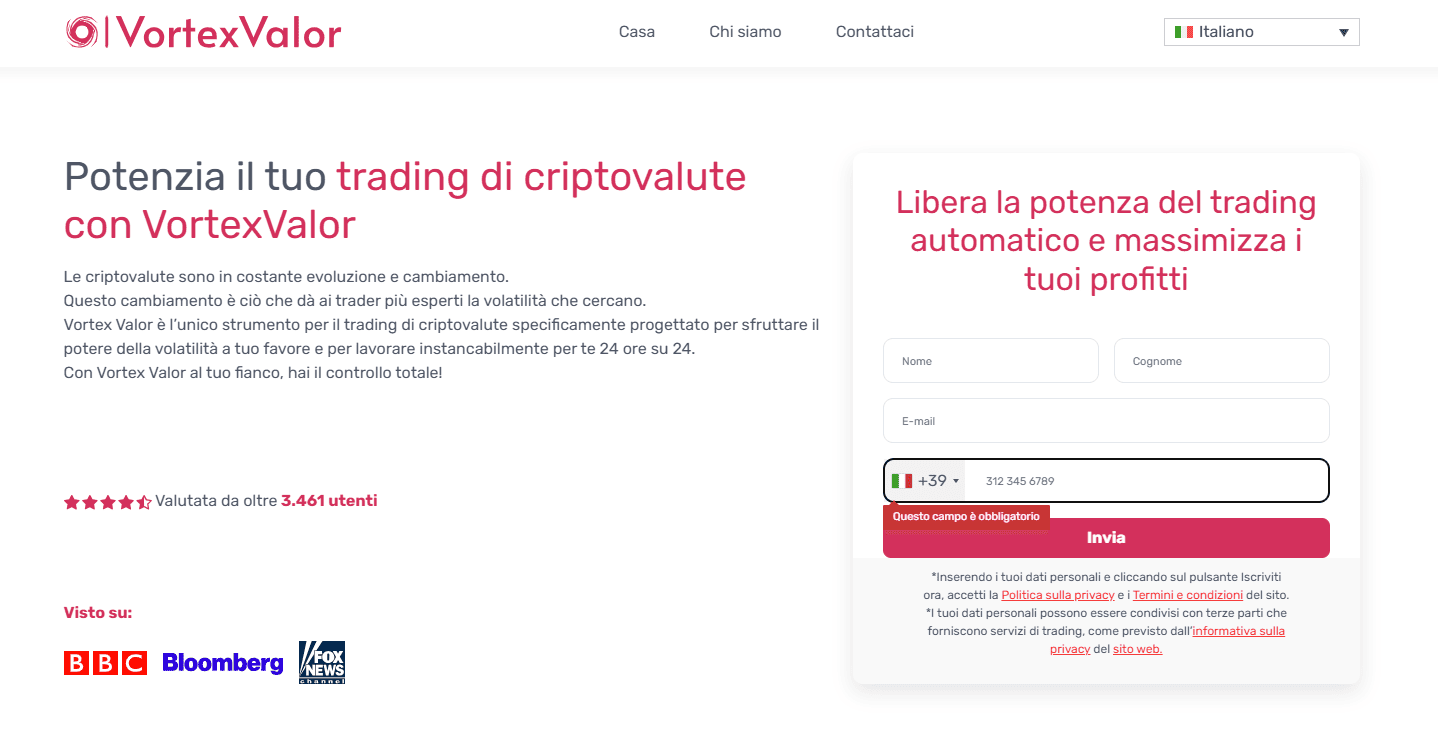 Vortex Valor Recensioni 2025: Truffa o funziona davvero?