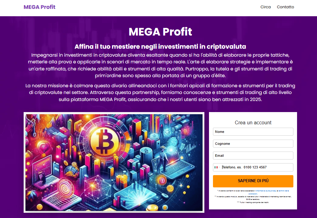 MEGA Profit Recensione 2025: Truffa o funziona?