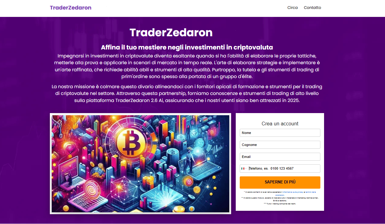 TraderZedaron AI Recensione 2025: Truffa o funziona?