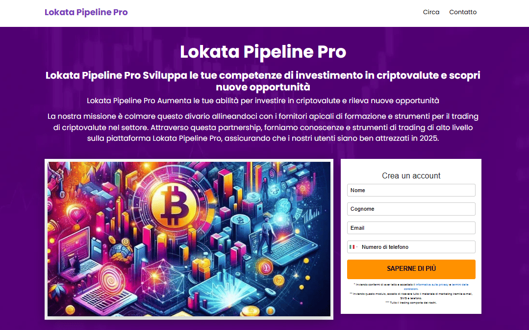 Lokata Pipeline Pro Recensione 2025: Truffa o funziona?