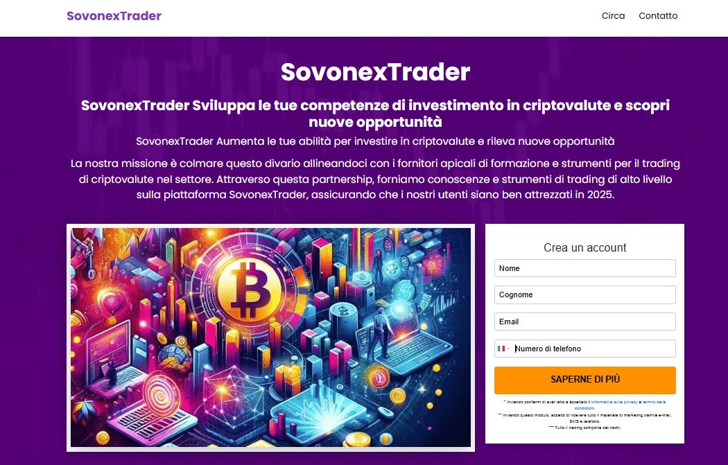 SovonexTrader Recensione 2025: Truffa o funziona?