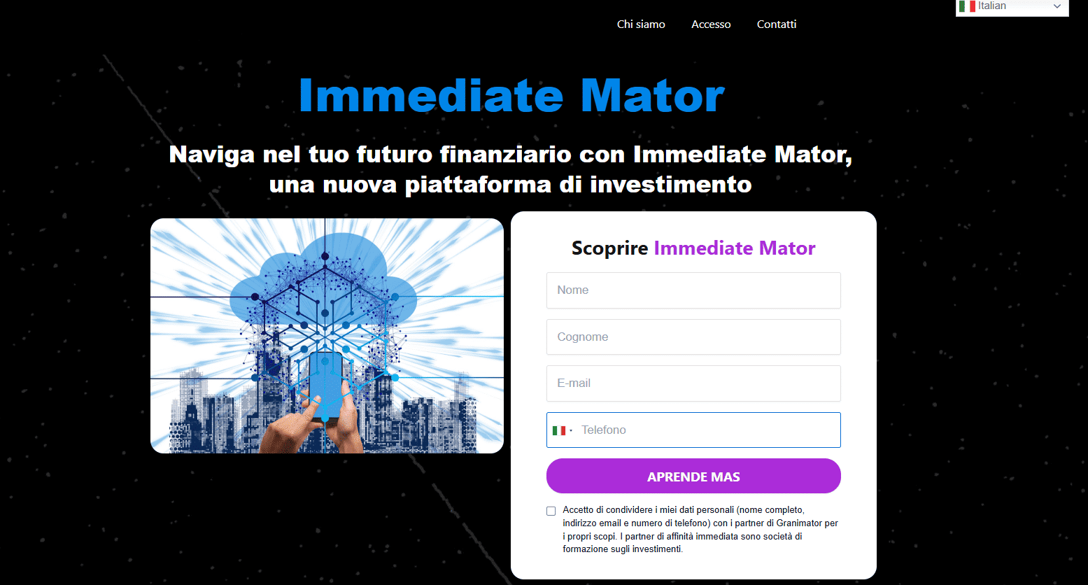 Immediate Mator Recensione 2025: Truffa o funziona?