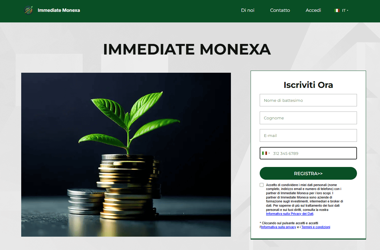 Immediate Monexa Recensione 2025: Truffa o funziona?
